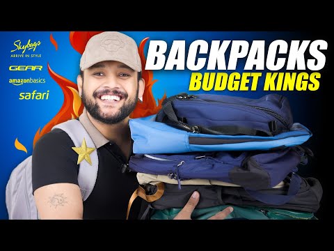 6 Best Budget Backpack/Bags for College/Office on Amazon 🔥 Haul 2025 | Gear, Safari | ONE CHANCE