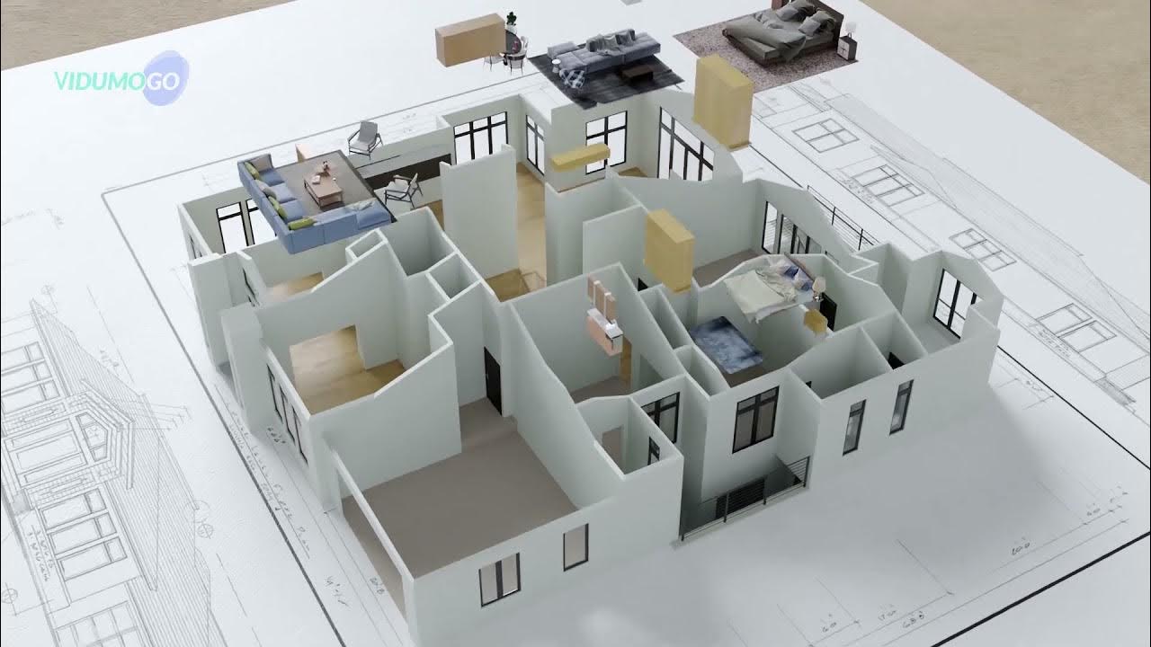 3D House Animation - YouTube