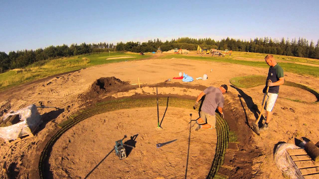 revetted bunker - YouTube
