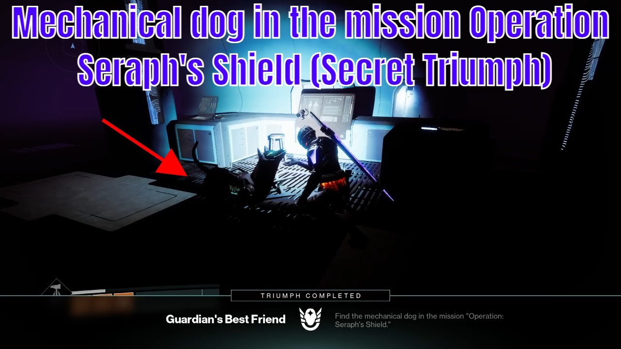 Destiny 2 - Find the mechanical dog in the mission Operation Seraph's ...