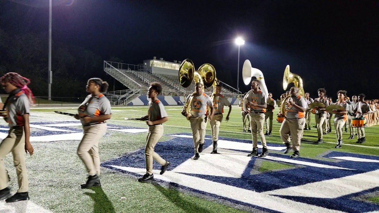 G.W.Carver band Marching Out vs John F Kennedy (2019) - YouTube