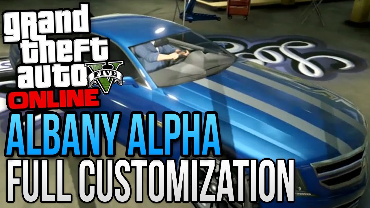 GTA 5 Online - NEW "Albany Alpha" Gameplay! Car Customization Guide ...