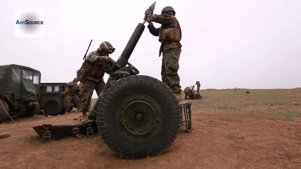 U.S. Marines 2/11, JGSDF Fire 120mm Mortars - YouTube