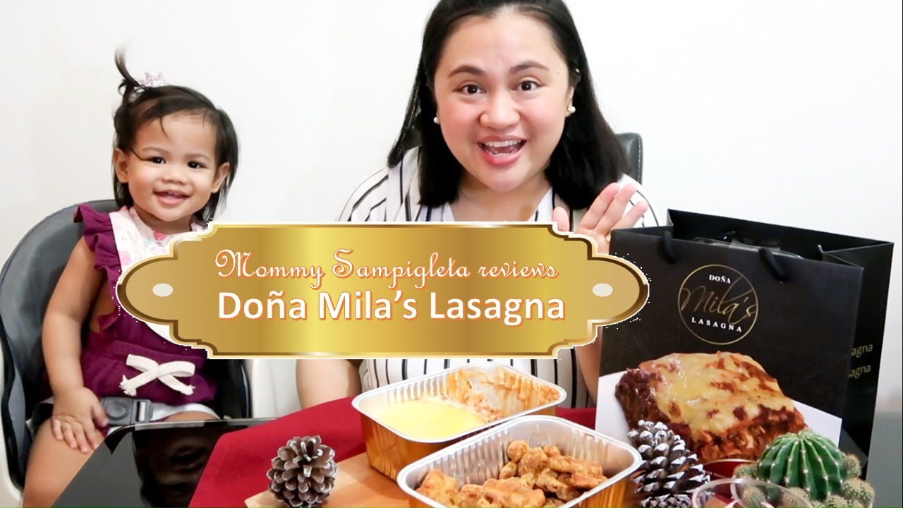 #AweSamFoods Review | Doña Mila's Lasagna - YouTube