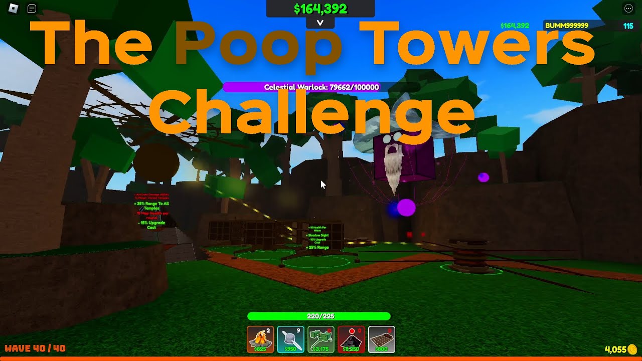 [Cube Defense] The Poop Towers Challenge - YouTube