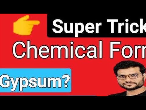 Trick For ###Chemical formula## of Gypsum# - YouTube