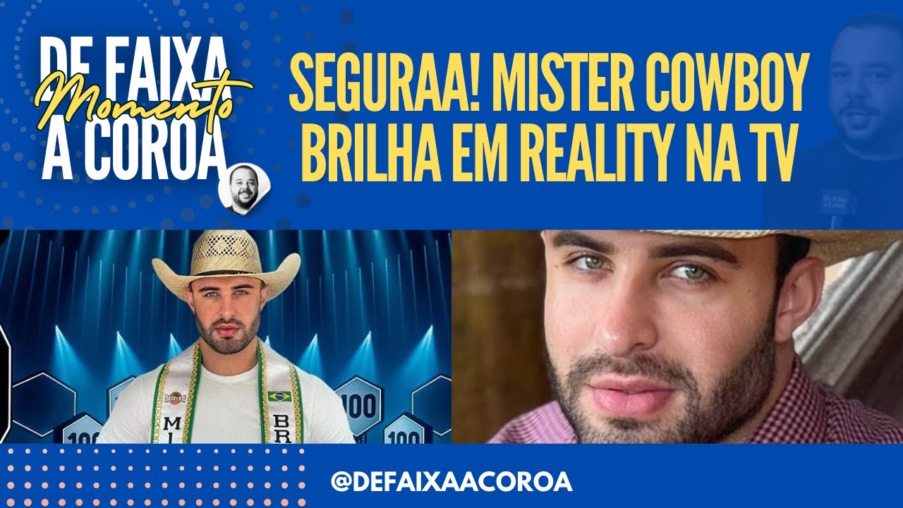 Mister Cowboy Brasil 2024 brilha no Game dos 100, reality da Record ...