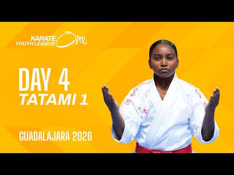 LIVE 🔴 Karate One Youth League Guadalajara 2026 | Day 4 - Tatami 1