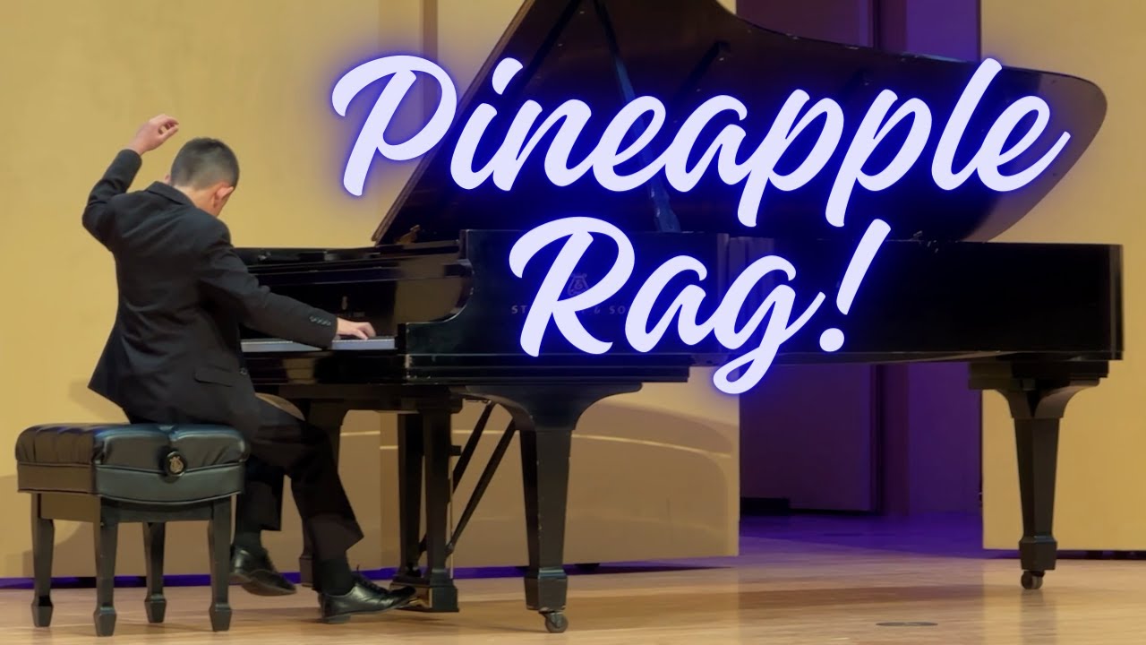 I got 1st at Musicians West! Playing Pineapple Rag by Scott Joplin on a ...