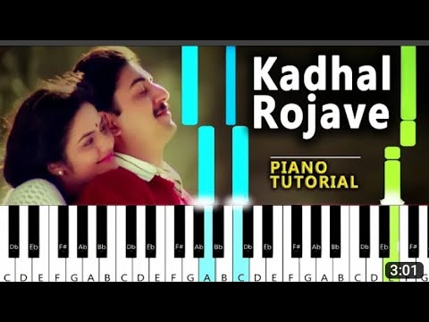 #viralvideo ||#piano ||#RITHUverse || kadhal Rojave song || in piano ...