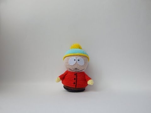 Eric Theodore Cartman toy, crochet character - YouTube