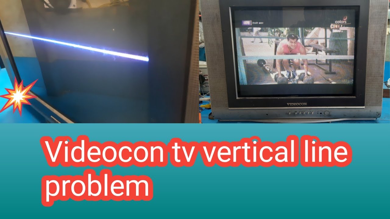 Videocon tv vertical line problem |Videocon tv vertical line repair ...