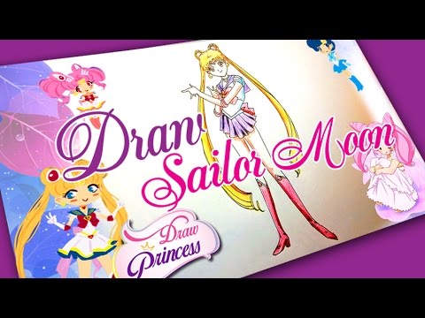 How to Draw Sailor Moon Tsukino Usagi ⭐⭐⭐ (Draw Anime) - YouTube