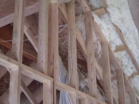 Soy Based Spray Foam Insulation - YouTube