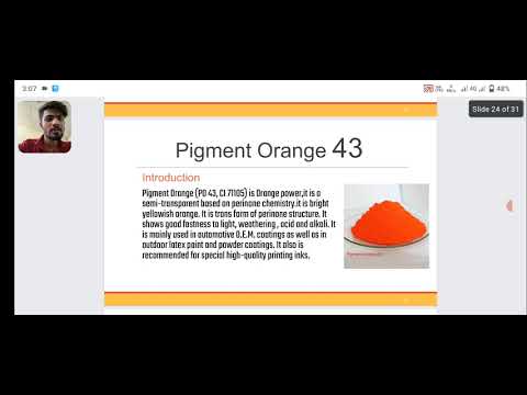 Types and classification of Orange Pigments - YouTube