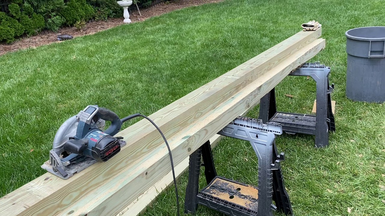 15 YEAR OLD DECK FALLING APART. PART 2 - YouTube