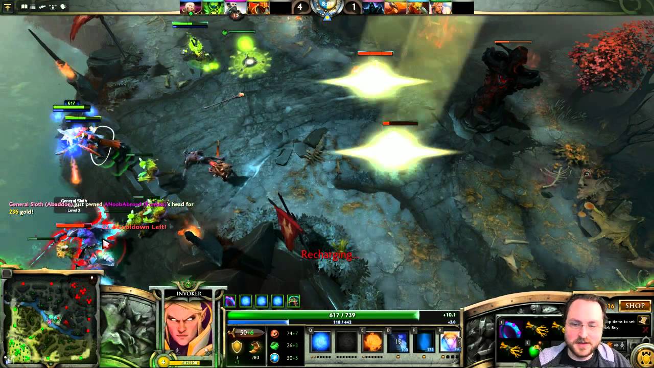 Dota 2: All Random, All Mid with Fans! [Invoker] - YouTube