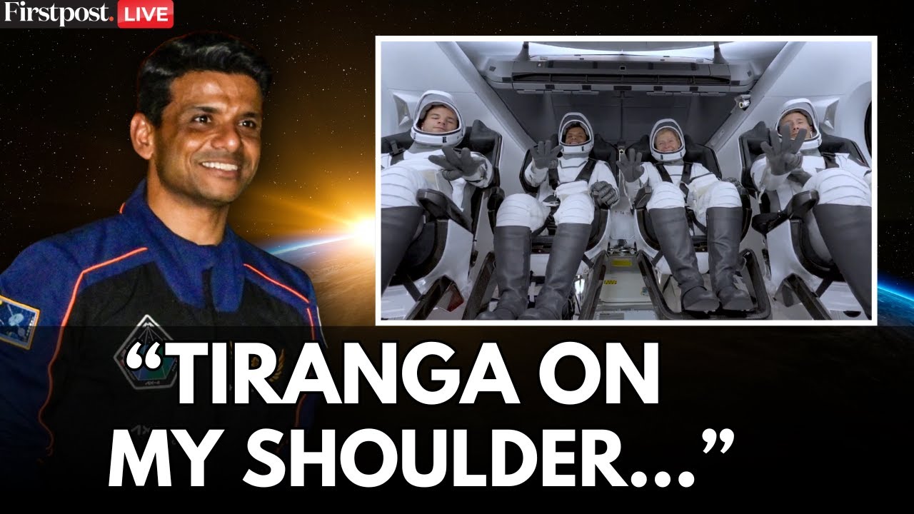 LIVE| "What a Ride!" Shubhanshu Shukla's First Message from Space ...