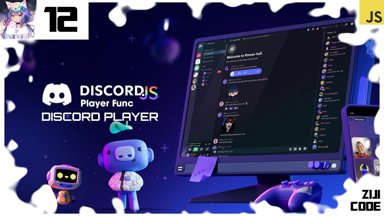 Code Bot Discord #12 | Music Player - Player Function | Ziji Studio ...