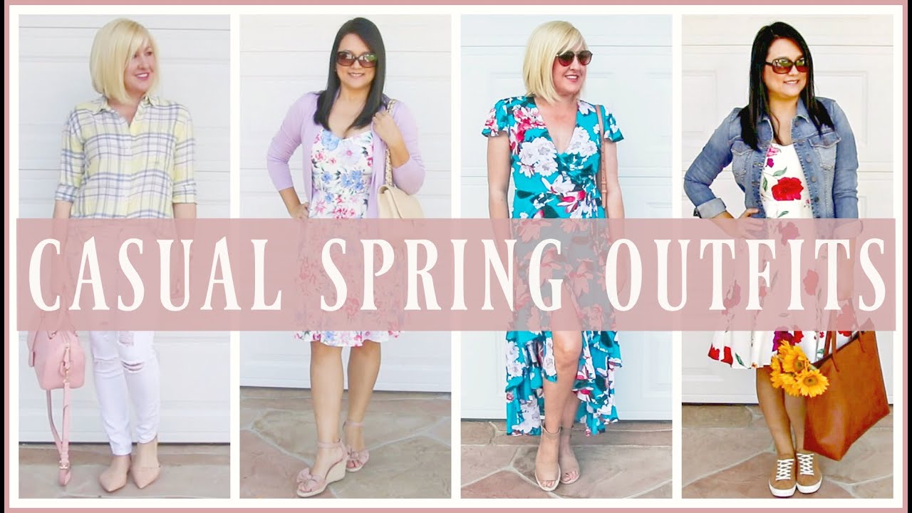 How to Style Spring Outfits for Women Over 40 | Casual Spring Outfit ...