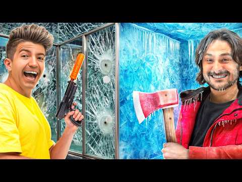100 KAT KURŞUN GEÇİRMEZ CAM vs BUZ!