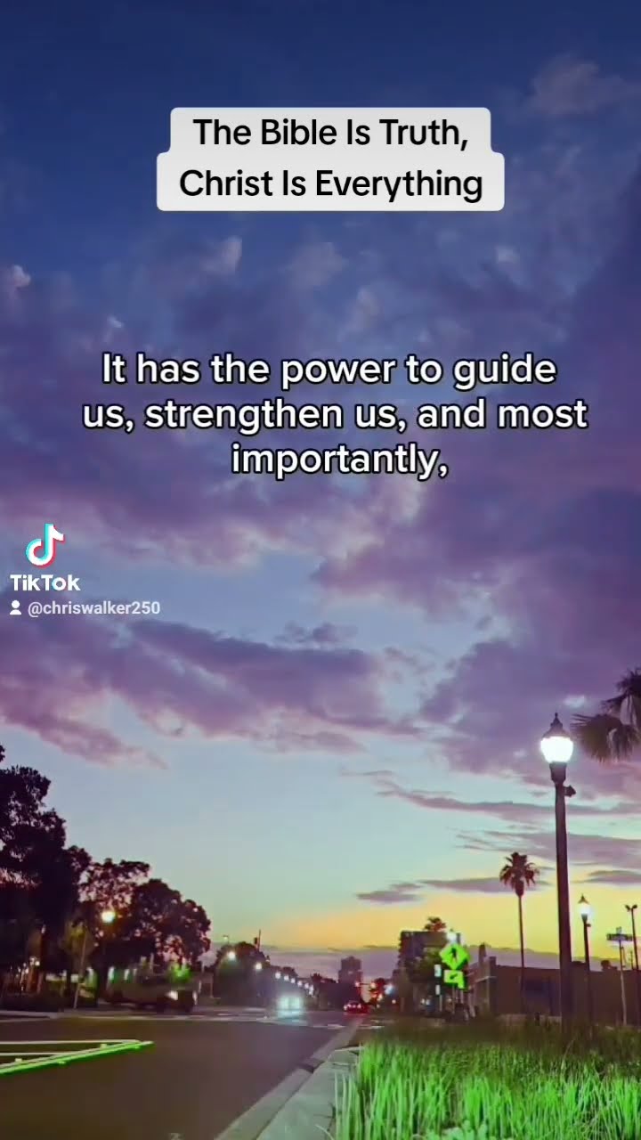 The Bible Is Truth, Christ Is Everything - YouTube