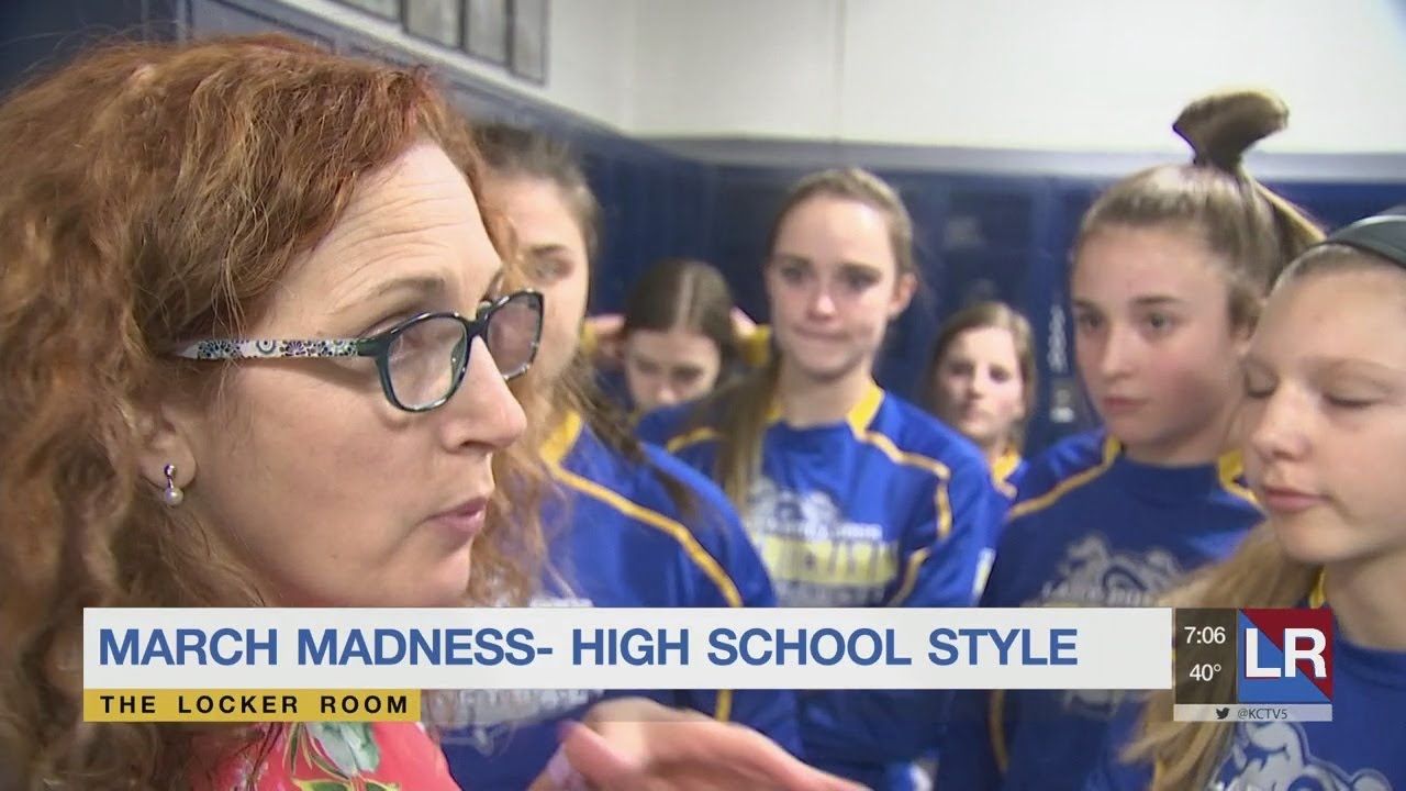 Celebrating March Madness high school style - YouTube