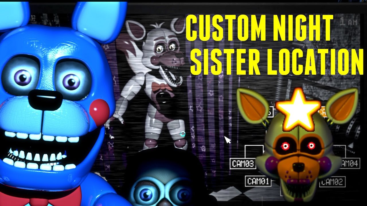 Lolbit-Yendo-Bonnet-Electrobab | Custom Night - FNAF Sister Location ...