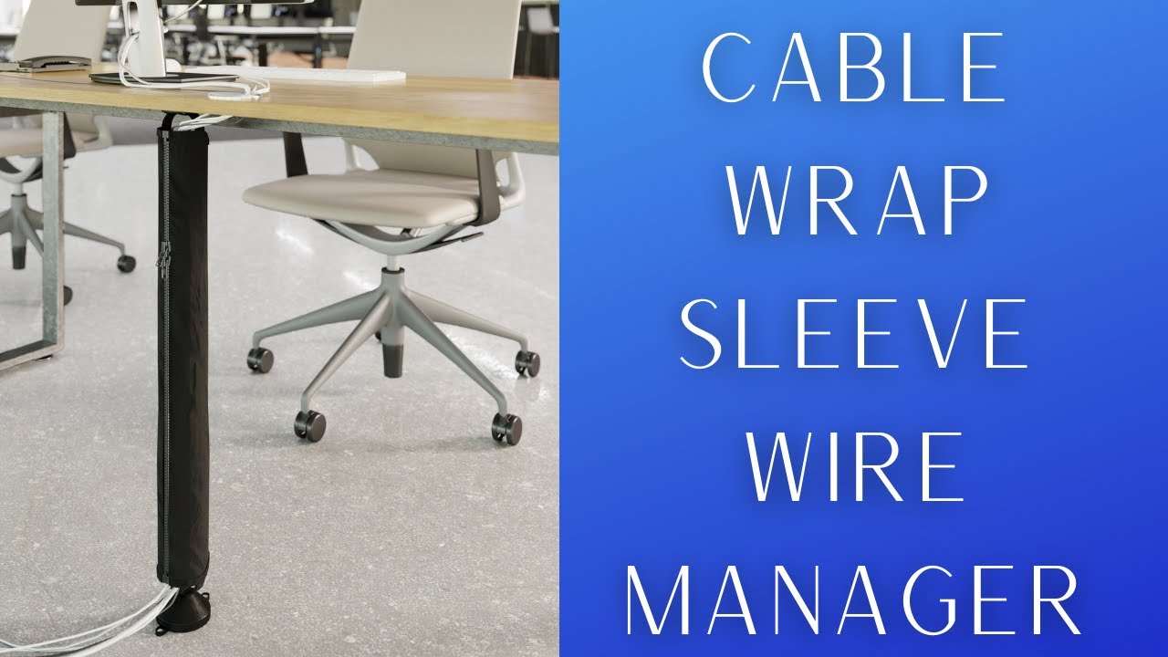 Cable Wrap Wire Manager Installation - YouTube