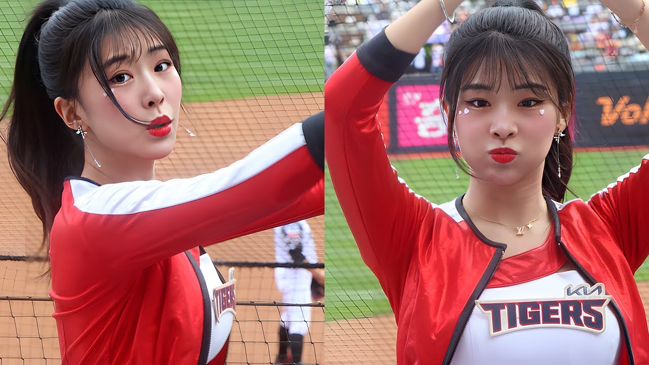 [4k] 귀여움과 여성스러움이 공존하는 매력적인 외모의 천소윤 | CHUN So-Yun CheerLeader (24.06.15 ...