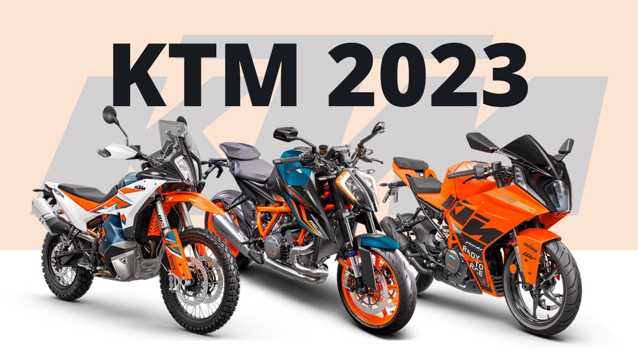 KTM 2023 Lineup Models - YouTube