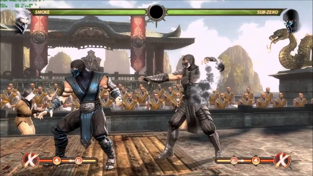 MK9 Smoke 2 different 100% Damage set ups using 2 resets - YouTube