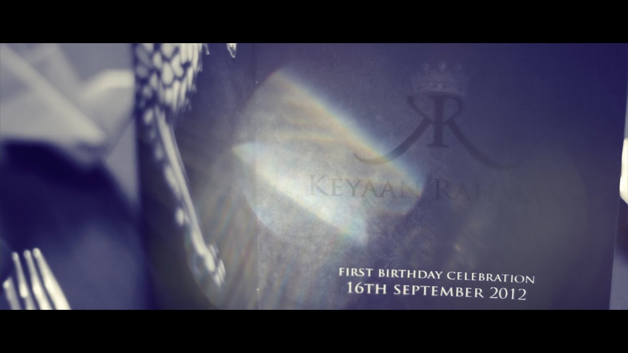 Keyaan 1st Birthday //Trailer// - YouTube
