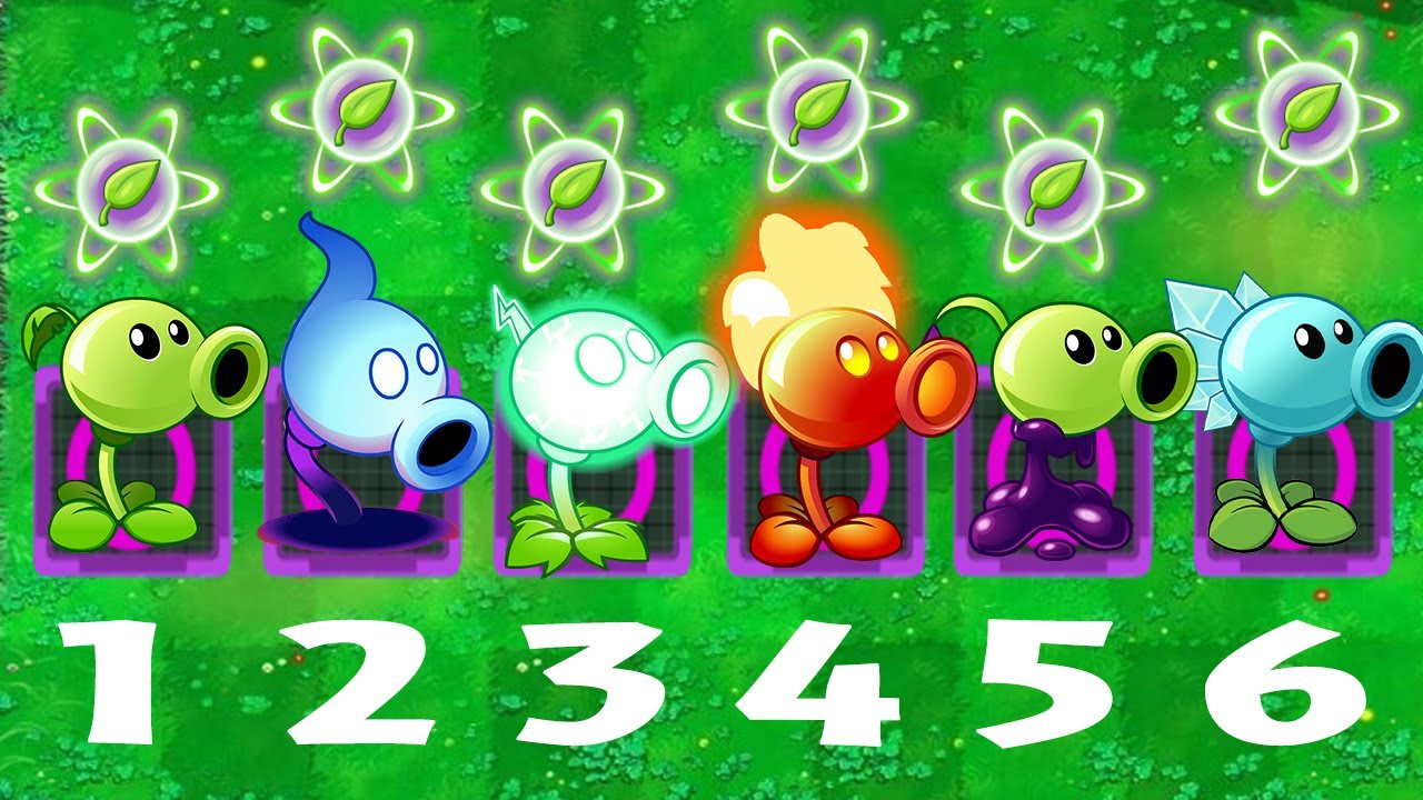 Every PEASHOOTER & Every FREE Plant Level 1 Vs Team Wild West ...