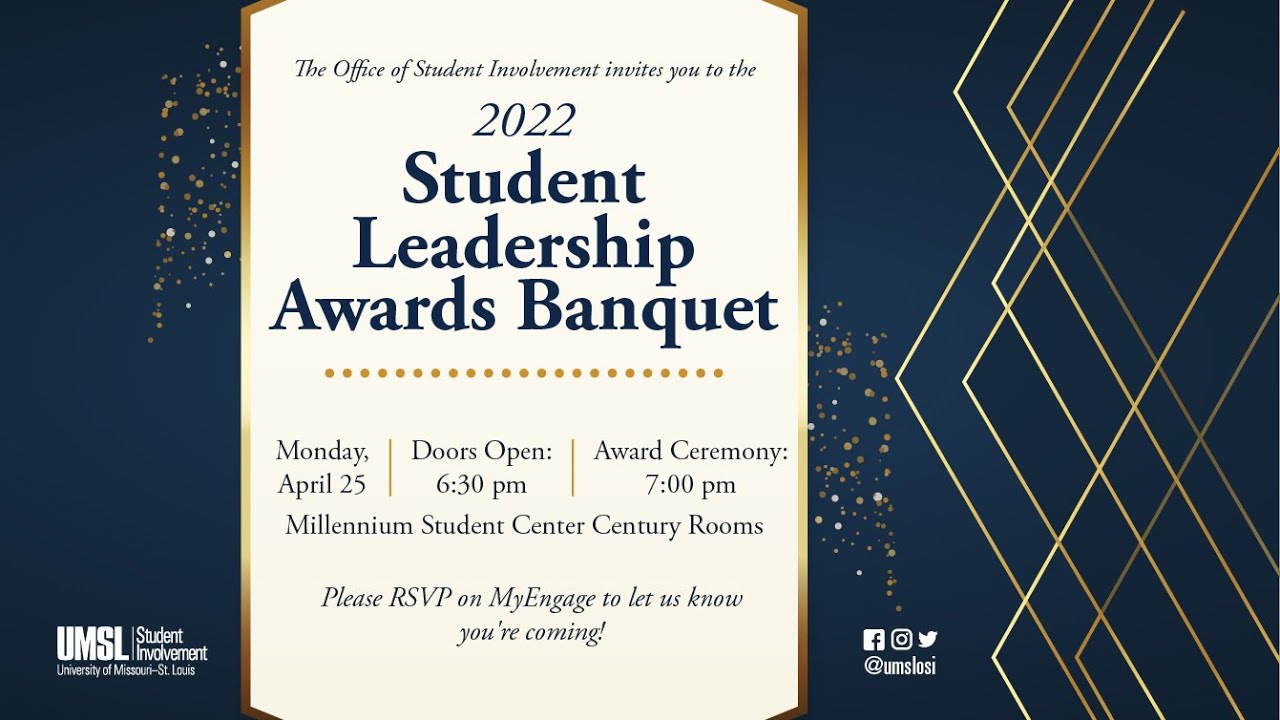 Student Leadership Awards Banquet - YouTube