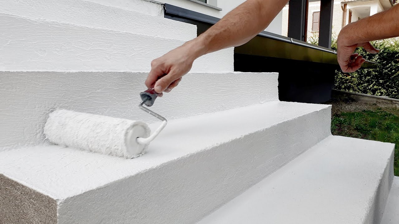 Aquamaster EVO - Waterproofing external stairs - YouTube