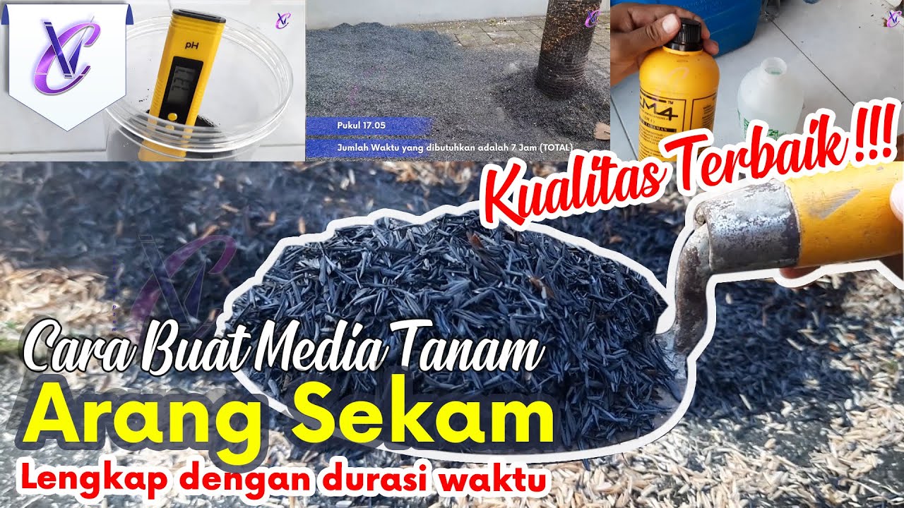 Cara Membuat Sekam Bakar / Arang Sekam Kulitas Terbaik | Perbandingan ...