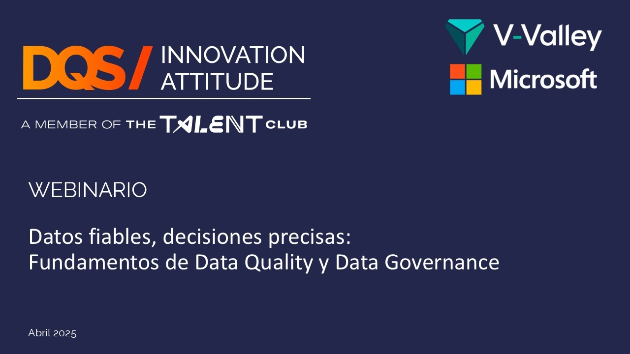 WEBINARIO DQS: Transformando datos en decisiones - YouTube
