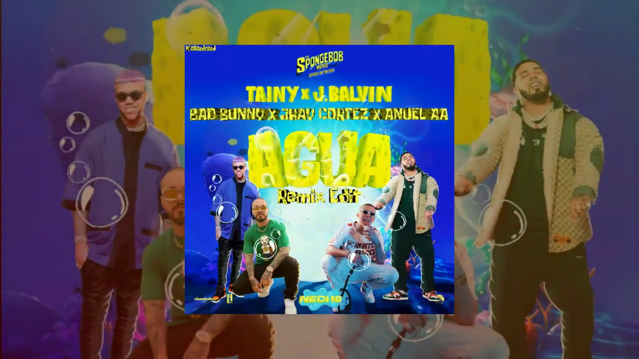 J Balvin - Agua (Remix Edit) Ft Jhay Cortez, Anuel Aa & Bad Bunny - YouTube