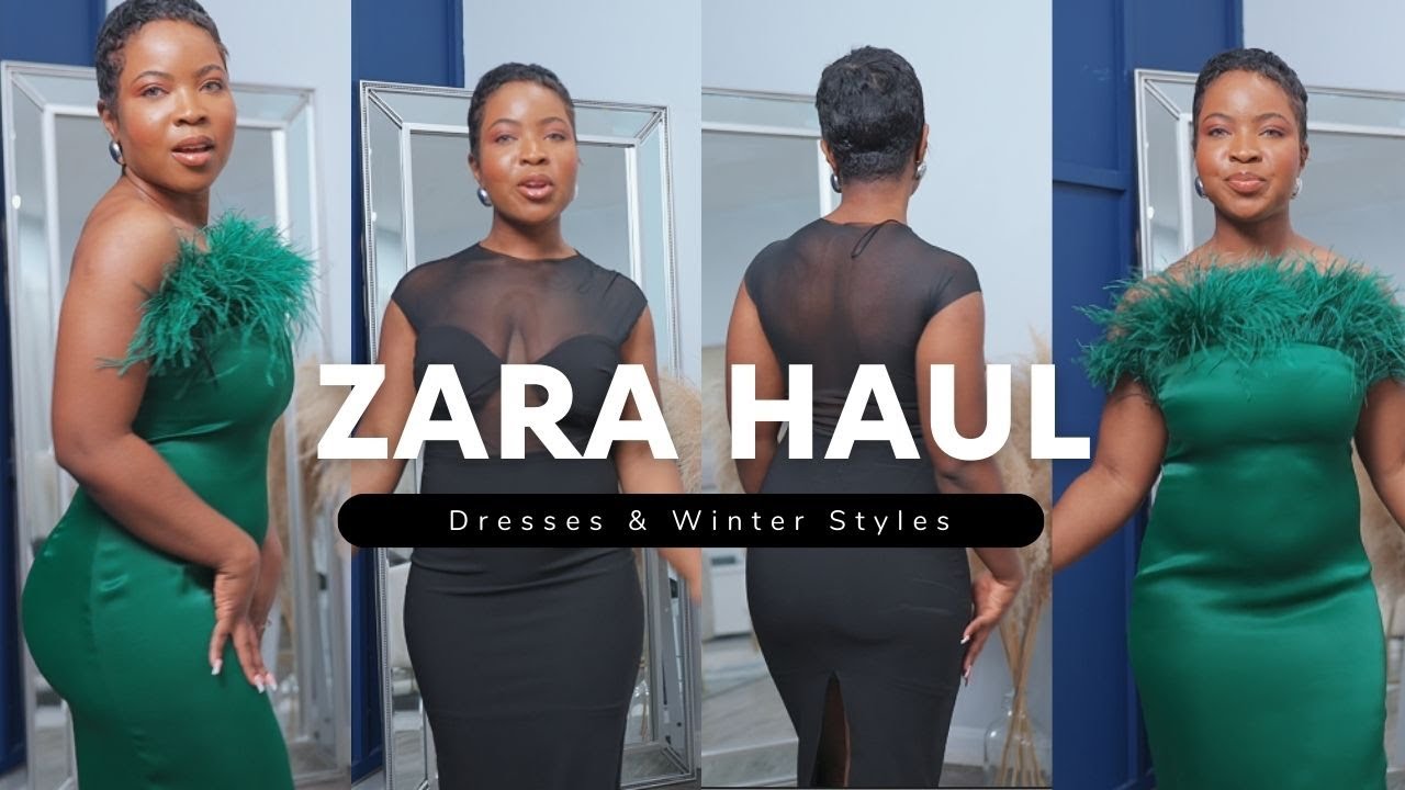 ZARA HAUL | Try-on My New Zara Pieces!- Must-Have Dresses, Coat and ...
