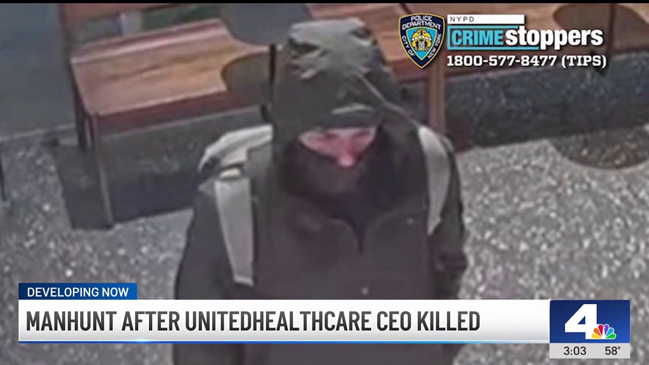 Manhunt underway for shooter who killed UnitedHealthcare CEO - YouTube