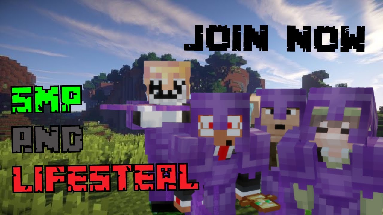 Join my (Cracked) SMP + LifeSteal | 24/7 | IP's In Description - YouTube
