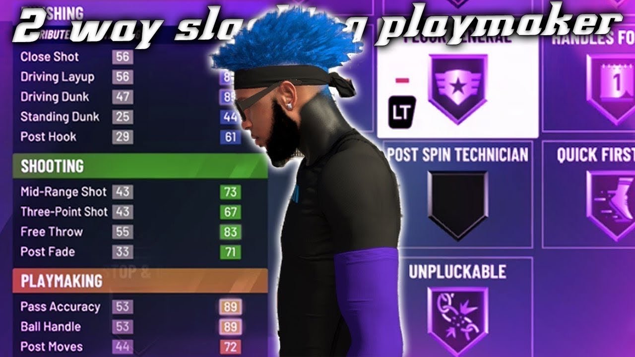 THE BEST 2 WAY SLASHING PLAYMAKER BUILD ON 2K20!! BEST BADGES AND ...