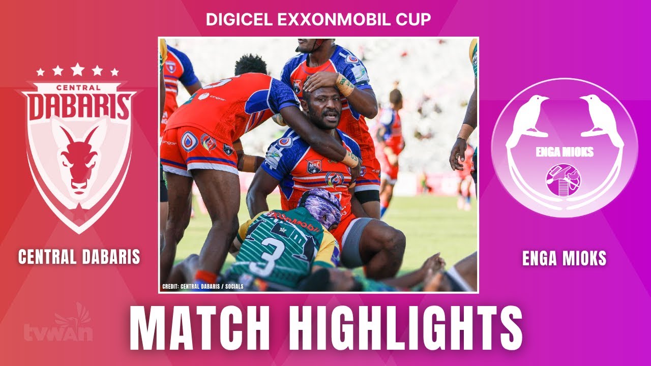 Central Dabaris vs Enga Mioks | Match Highlights | Digicel ExxonMobil ...