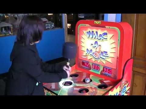 whac a mole video demo - YouTube