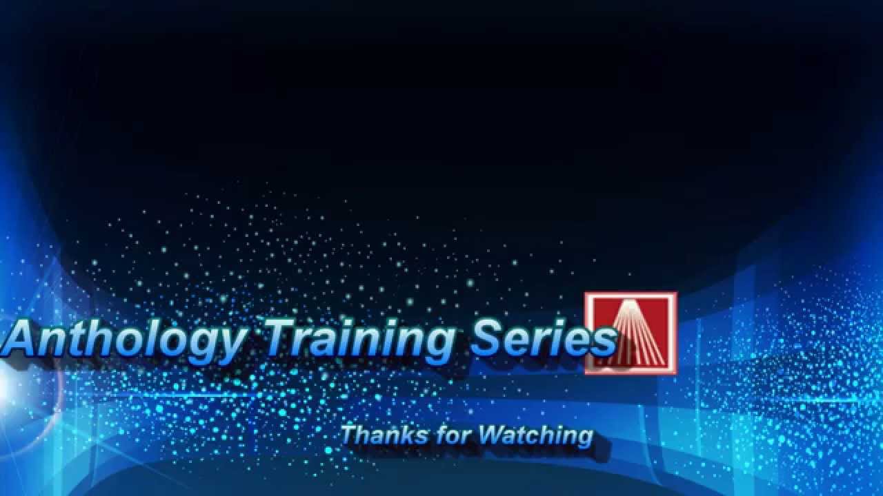 Upgrading Anthology Software - YouTube
