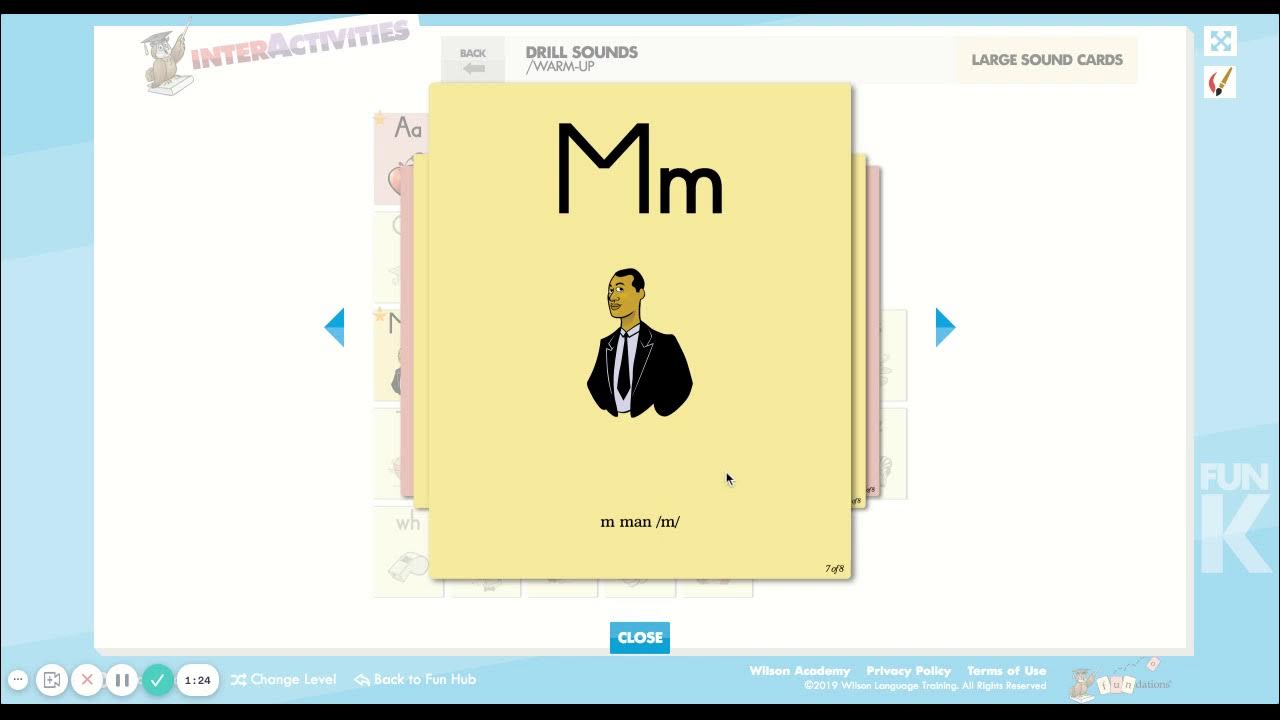 Fundation letters n, m, c and vowels - YouTube