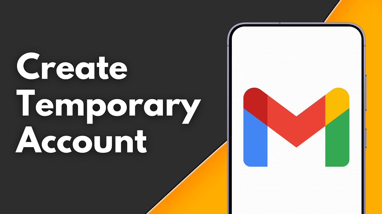How to Create Temporary Gmail - YouTube
