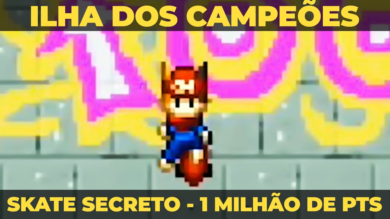 SKATE SECRETO - 1 MILHÃO DE PONTOS - DOODLE ILHA DOS CAMPEÕES (PC ...