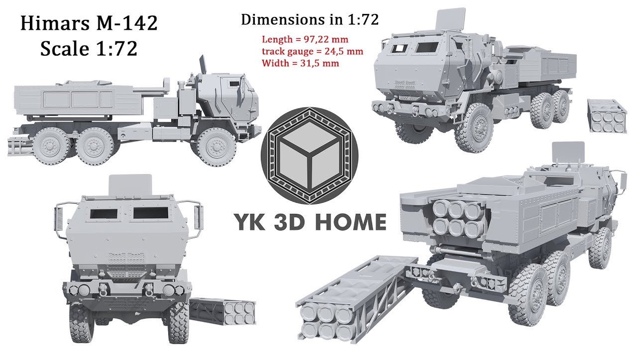 Himars M-142 scale 1.72 - YouTube